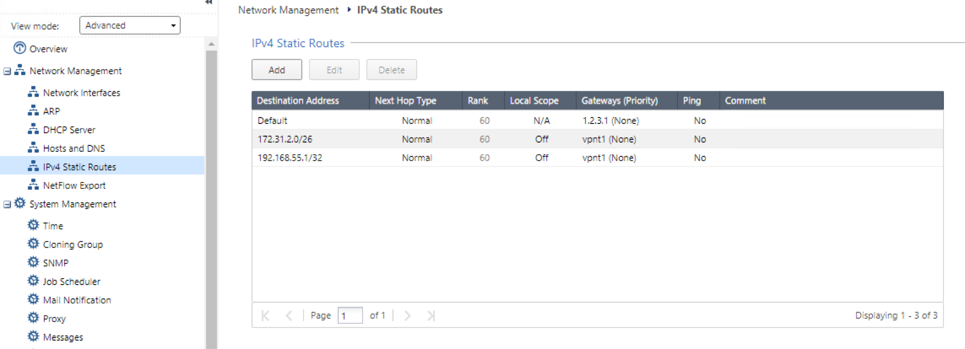 Check Point: Route-Based