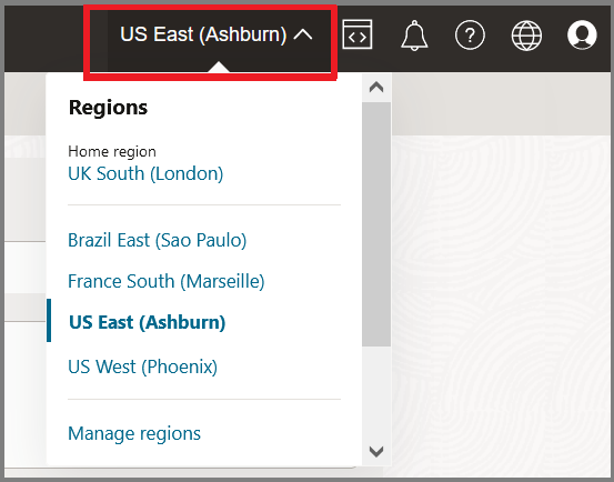Using the Oracle Cloud Console