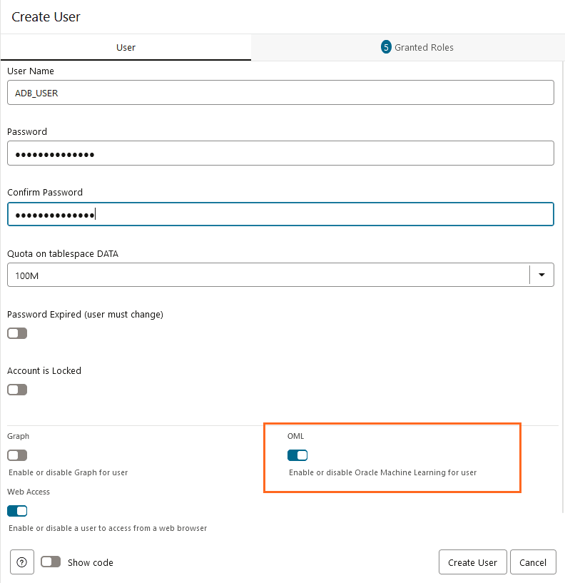 create-and-update-user-accounts-for-oracle-machine-learning-components