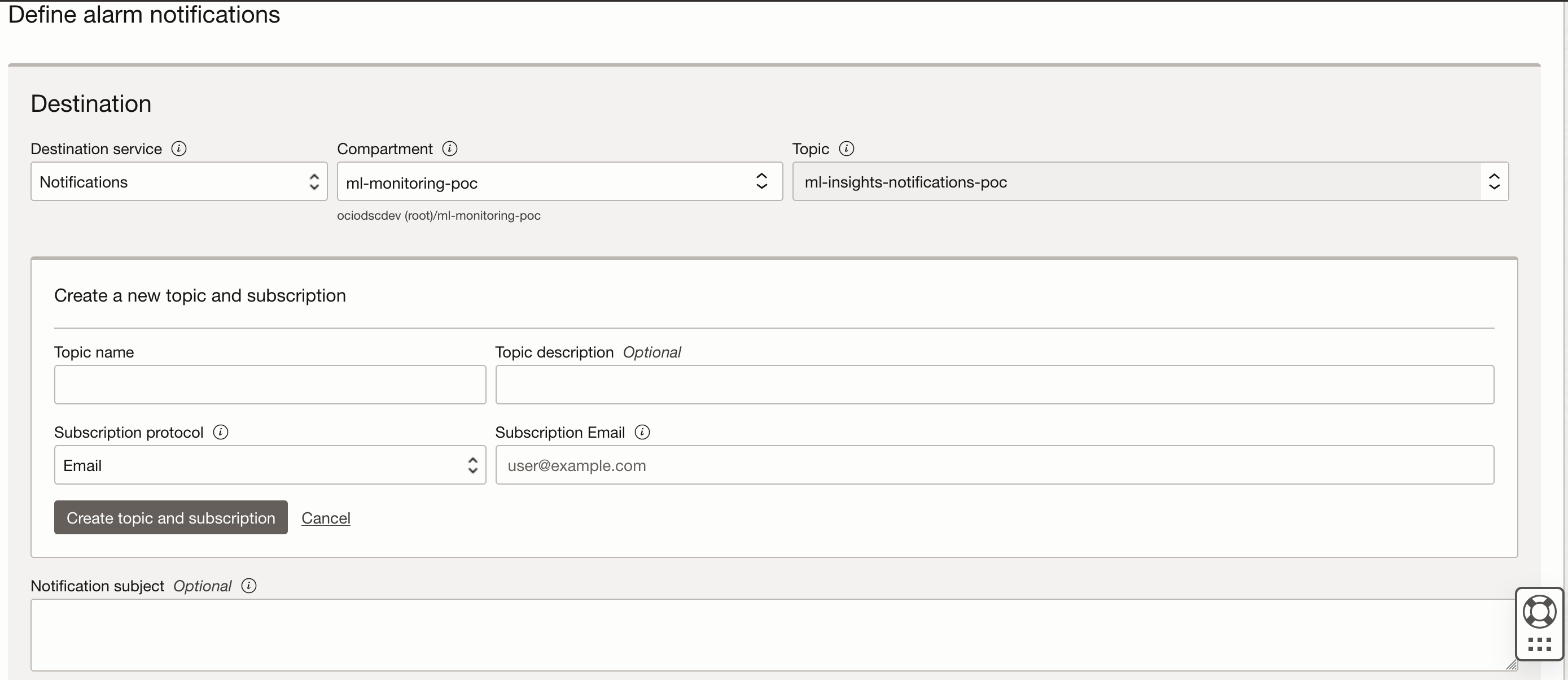 Push Notifications To Oci Monitoring Ml Monitoring Application Documentation 5582