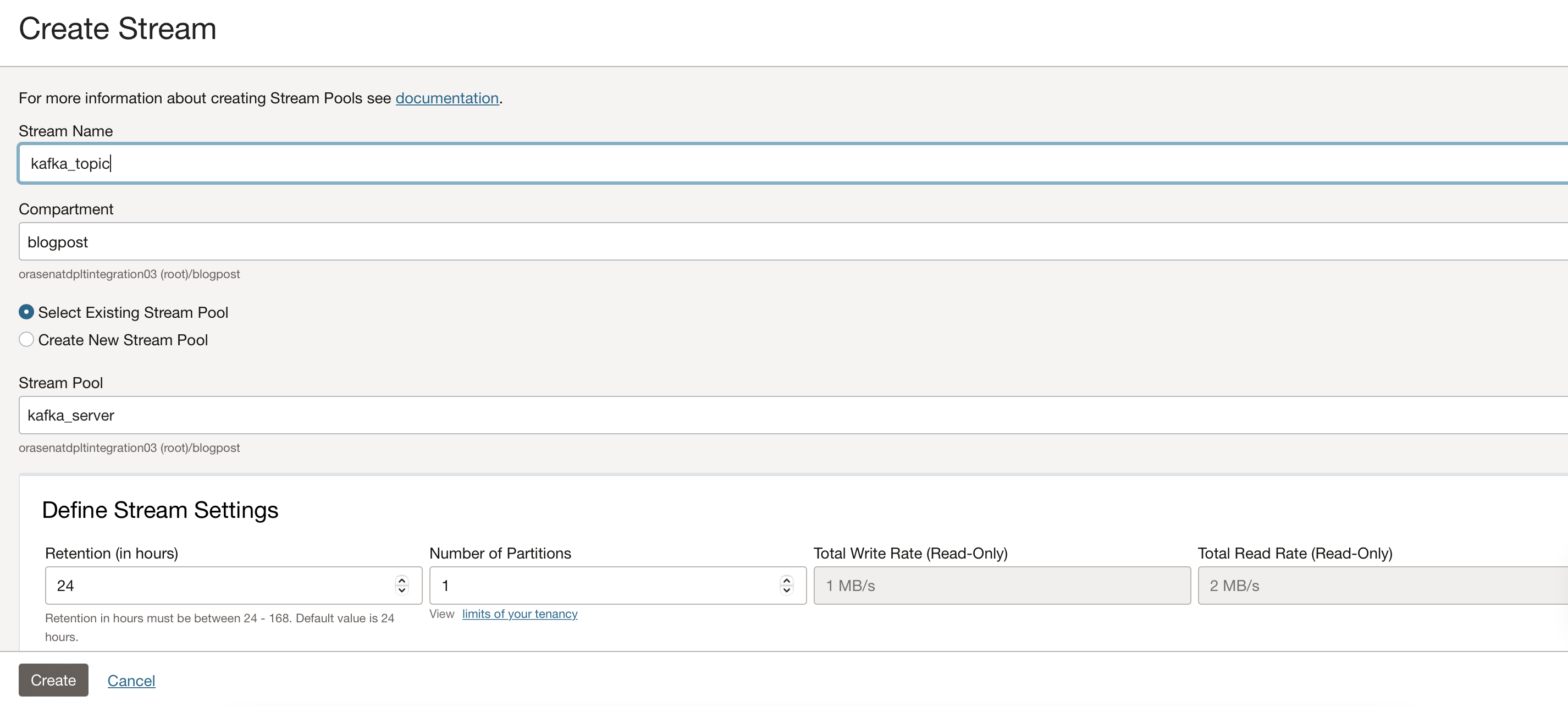 Raccoglie i log da Log OCI a Logstash utilizzando Streaming OCI come server Kafka
