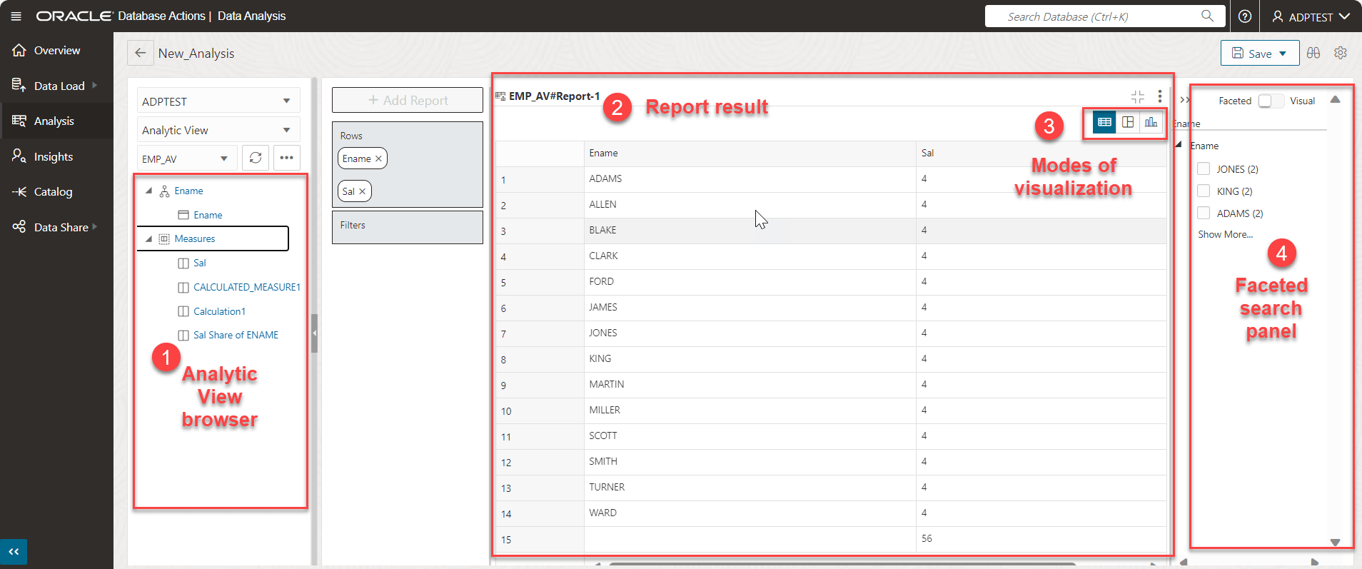 The Data Analysis Tool