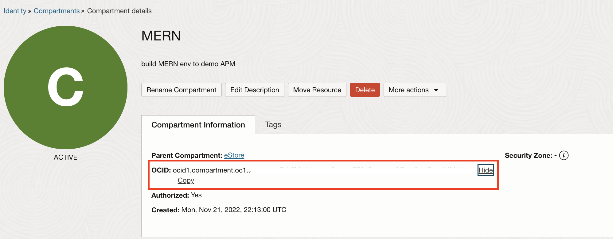 OCI Application Performance MonitoringおよびOpenTelemetryを使用したアプリケーションの監視