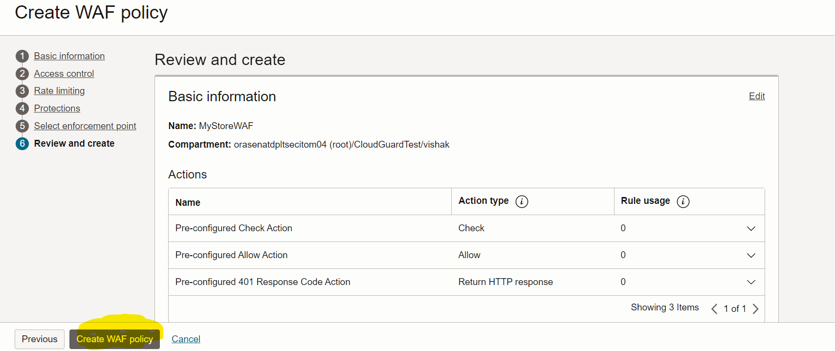 Oracle Cloud Infrastructure Load BalancerおよびRegional Web Application Firewallを使用してオンプレミスのWeb ...