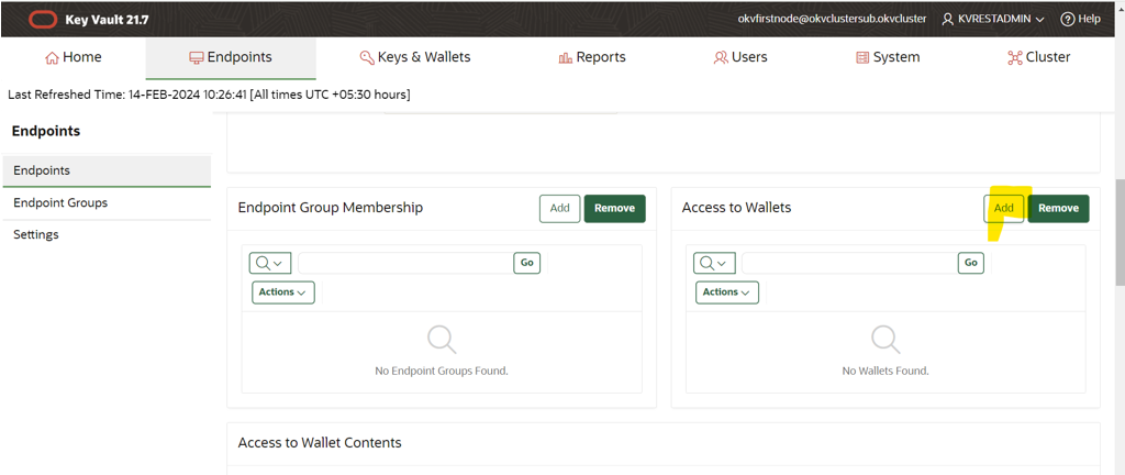 Oracle Key Vaultを使用したOracle GoldenGate Microservicesでの暗号化の管理