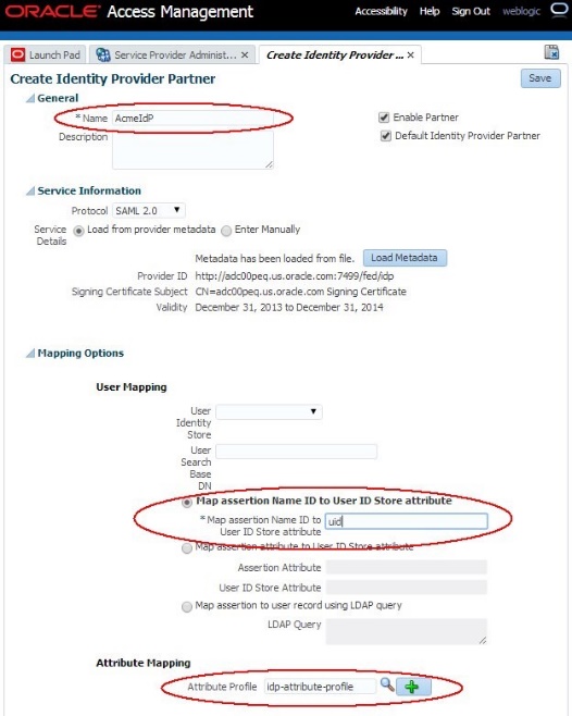 OAMおよびSPでの受信属性の処理