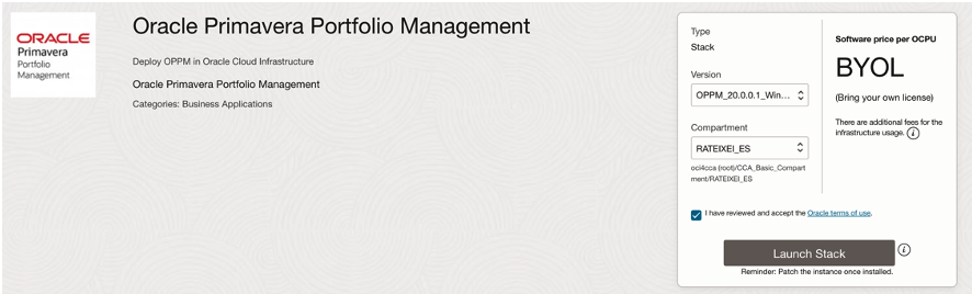 Oracle Cloud Infrastructure에 Oracle Primavera Portfolio Management 배포 Oracle Cloud Infrastructure에 Oracle Primavera Portfolio Management 배포