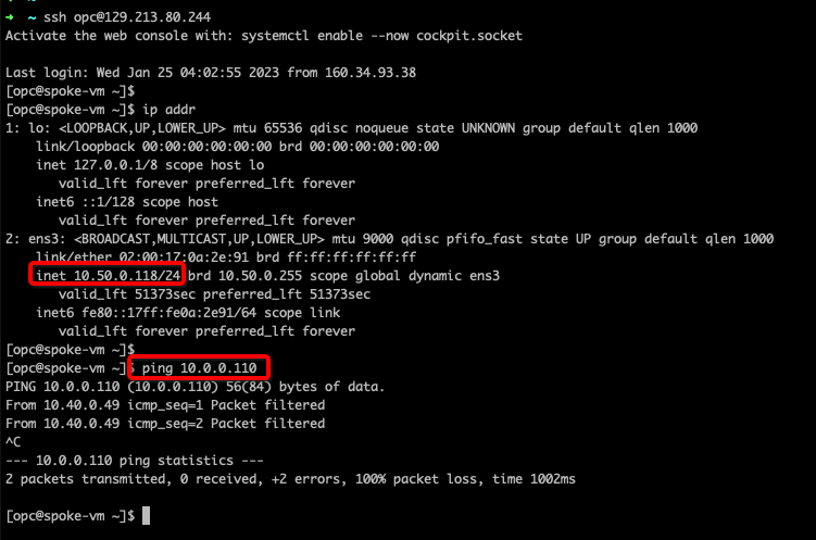Oracle Cloud Infrastructure Network Firewall으로 Oracle Cloud Vmware Solution 워크로드 보호