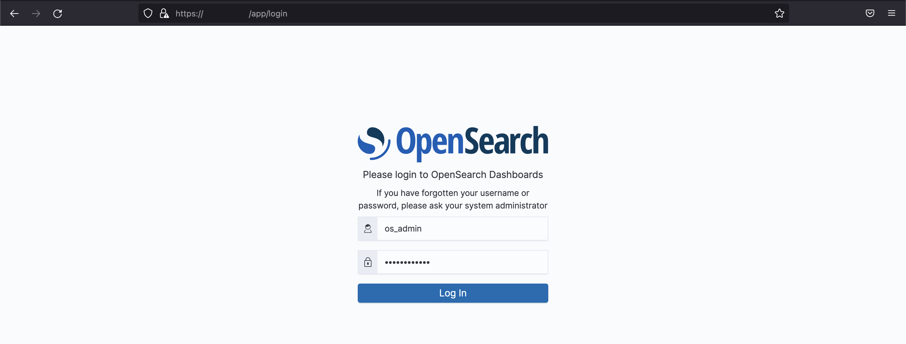 OCI OpenSearch 대시보드 및 VCN 외부의 REST API에 액세스
