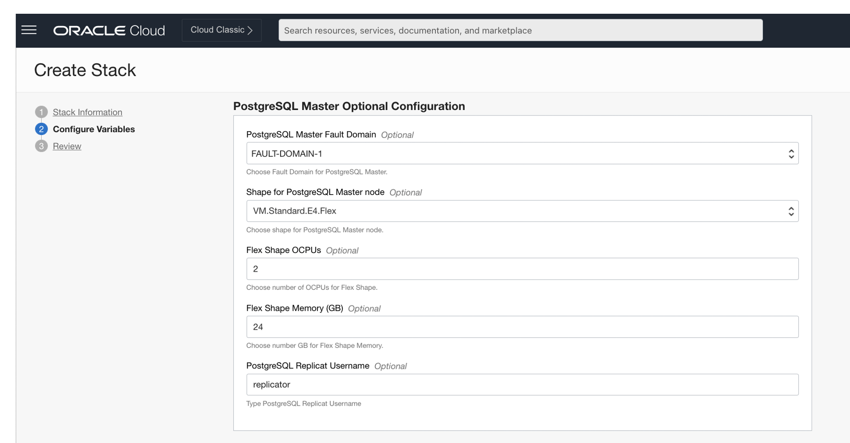 OCI 콘솔을 사용하여 PostgreSQL 기본 및 두 개의 대기 데이터베이스를 설정하고 데이터 복제를 검증합니다.