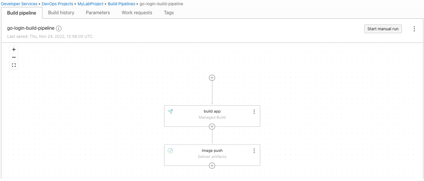 OCI DevOps 파이프라인을 생성하여 Golang 마이크로서비스 구축 및 배포