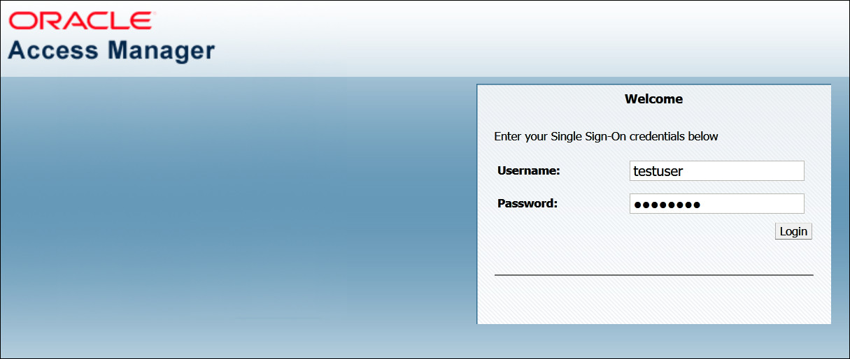 Oracle Access Management와 Oracle Advanced Authentication 통합