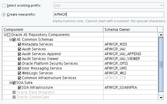 Configuring the Oracle API Manager Domain