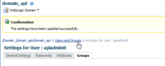 Managing Users in Oracle API Manager