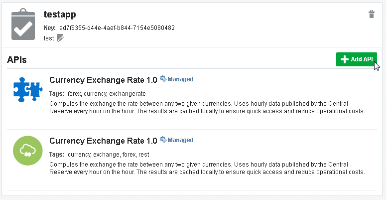Using the Oracle API Manager Portal