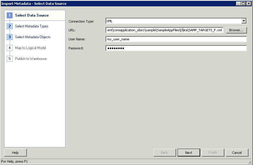 5 Importing Metadata And Working With Data Sources