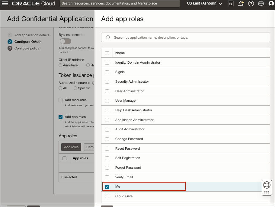 Criar um Aplicativo Confidencial para Gerar Tokens de Acesso (Domínios de Identidade)