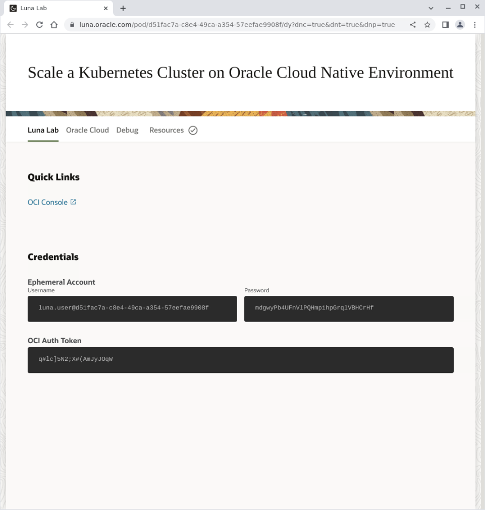 Escale um Cluster do Kubernetes no Ambiente Nativo do Oracle Cloud