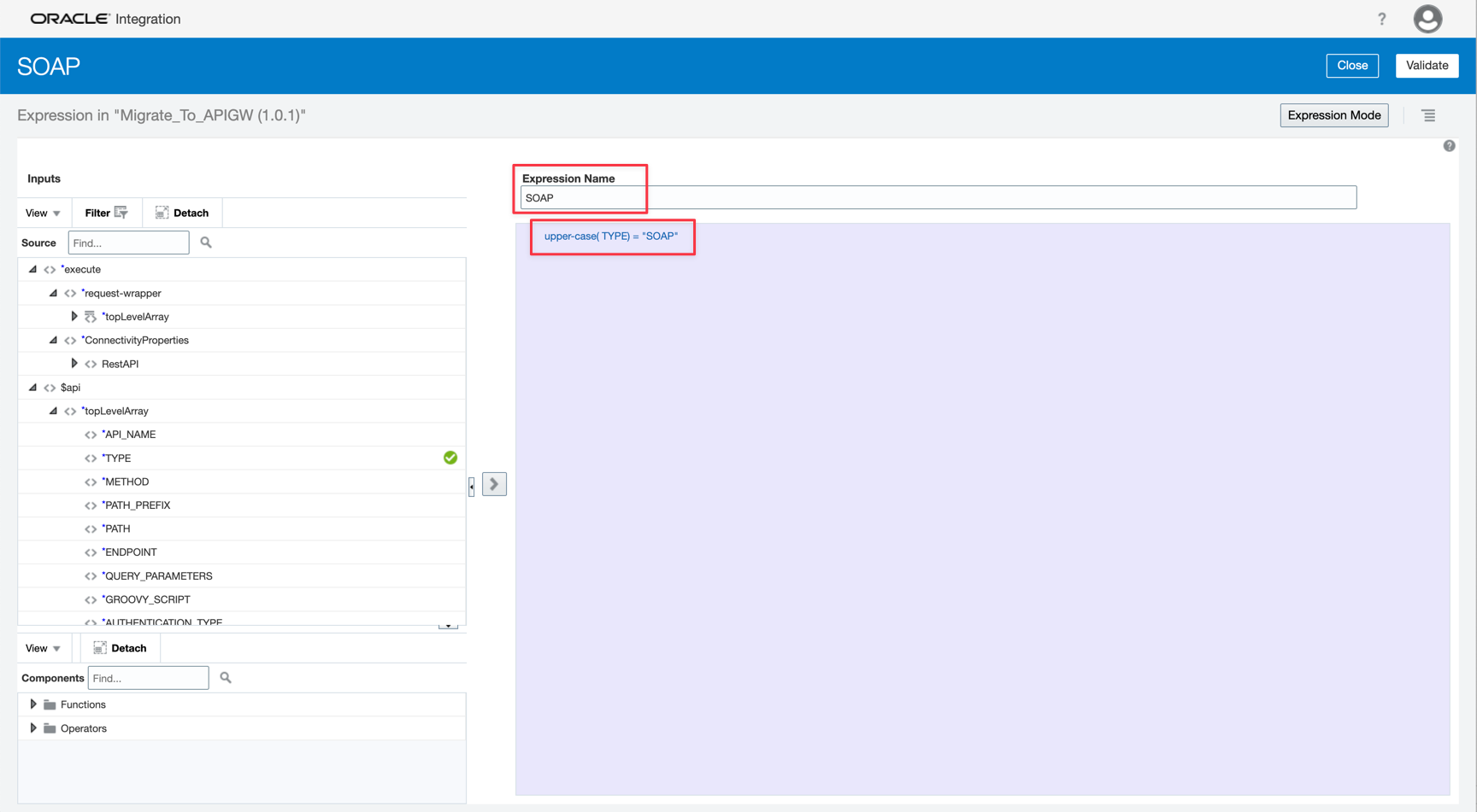 使用 Oracle Integration 将 API 迁移到 Oracle Cloud Infrastructure API Gateway