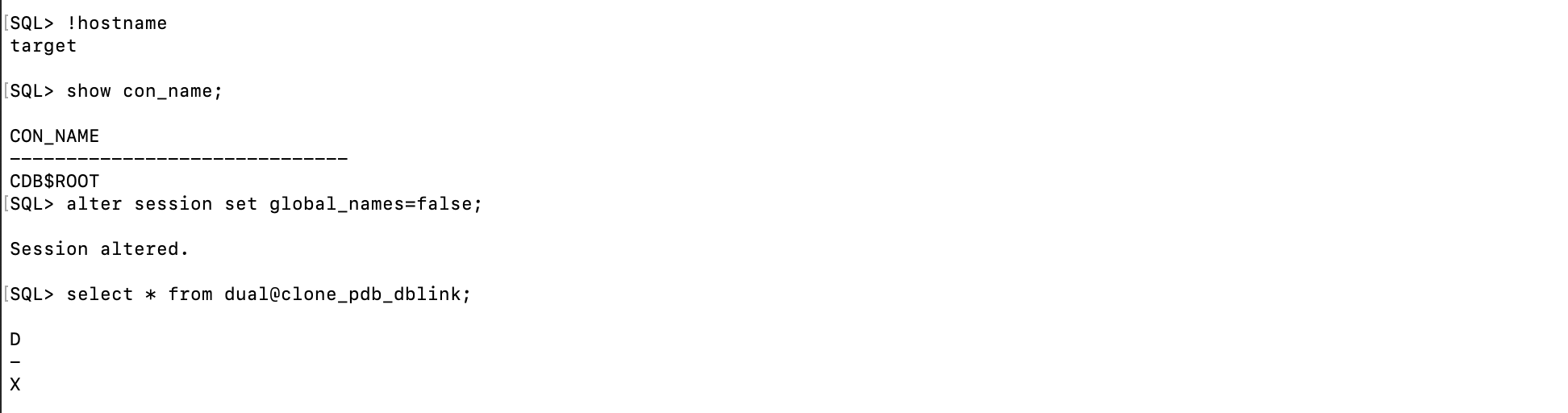 使用数据库链接在 Oracle Base Database Service 中的数据库系统之间远程克隆可插入数据库