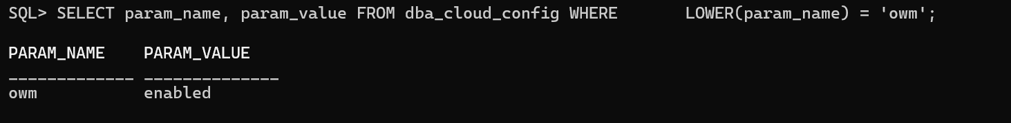 在 Autonomous Database 上使用 Oracle Workspace Manager