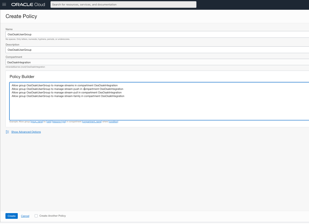 使用 Oracle Cloud Infrastructure Streaming 和 Oracle Database 进行流分析