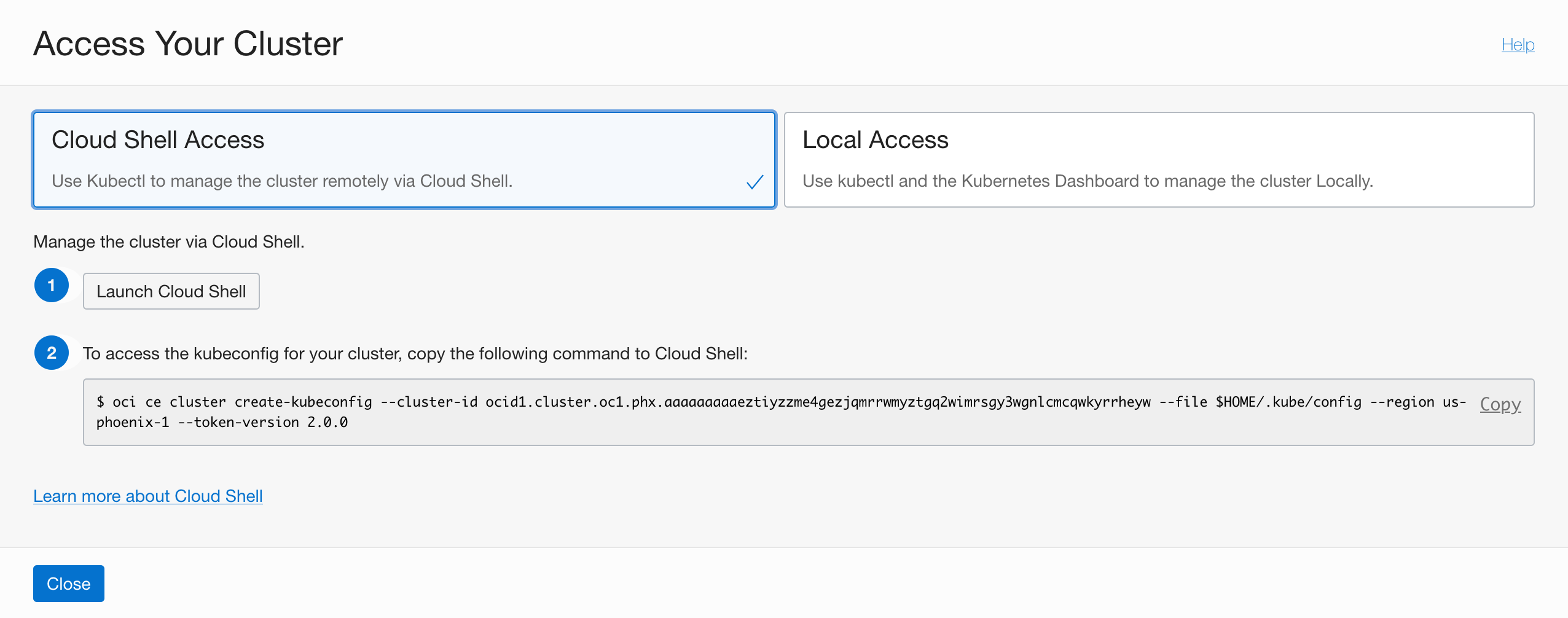 開始使用 Oracle Cloud Infrastructure 中的 Arm 型 Kubernetes 叢集
