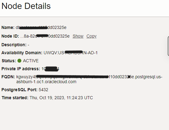 使用 Postgresql 將資料從內部部署 Postgresql 資料庫移轉至 Oci 資料庫