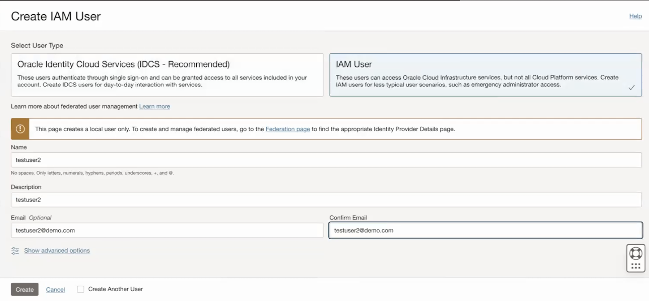 在 Oracle Autonomous Database 使用 Oracle Cloud Infrastructure Identity