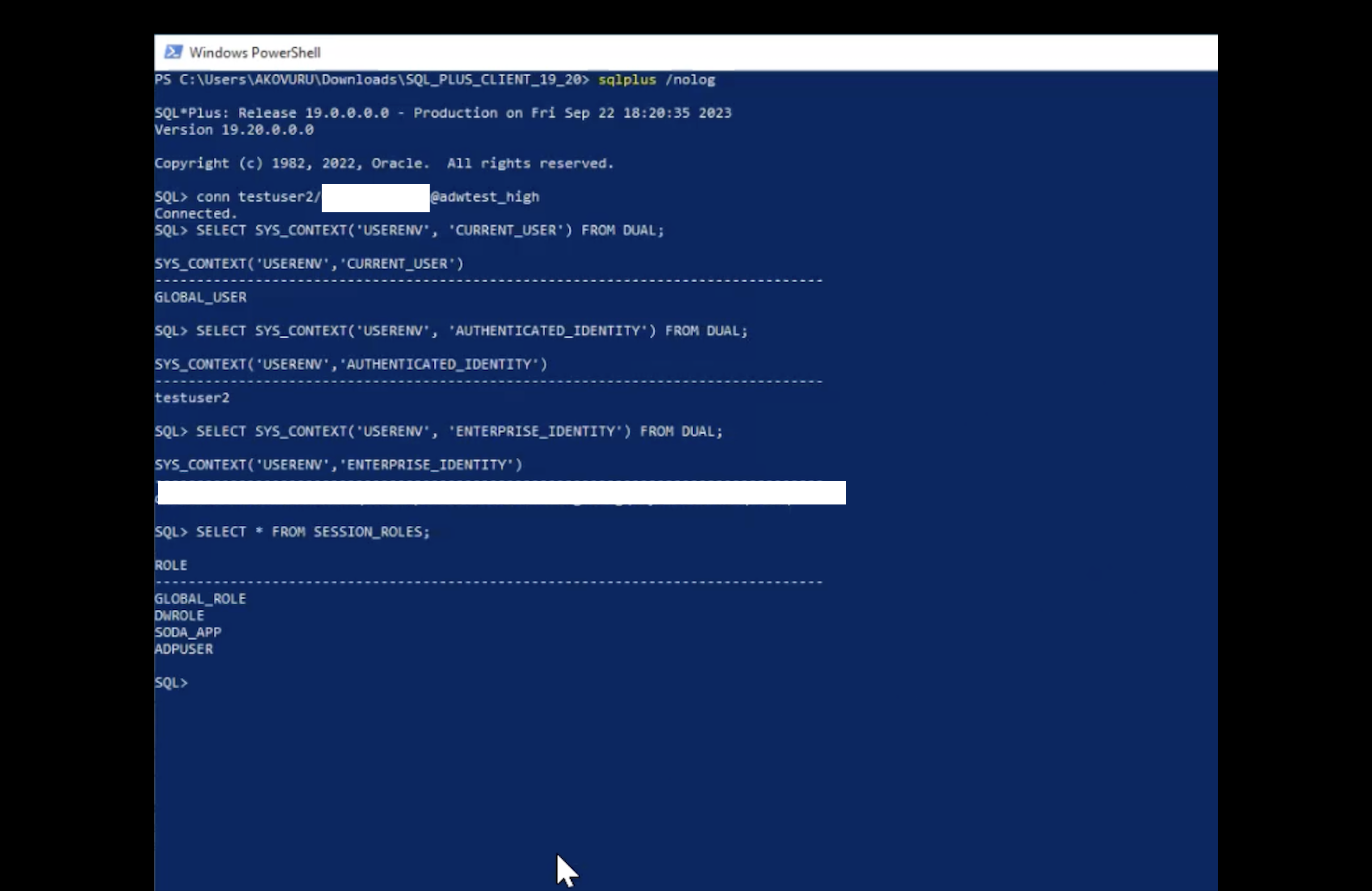 在 Oracle Autonomous Database 使用 Oracle Cloud Infrastructure Identity And Access Management 認證