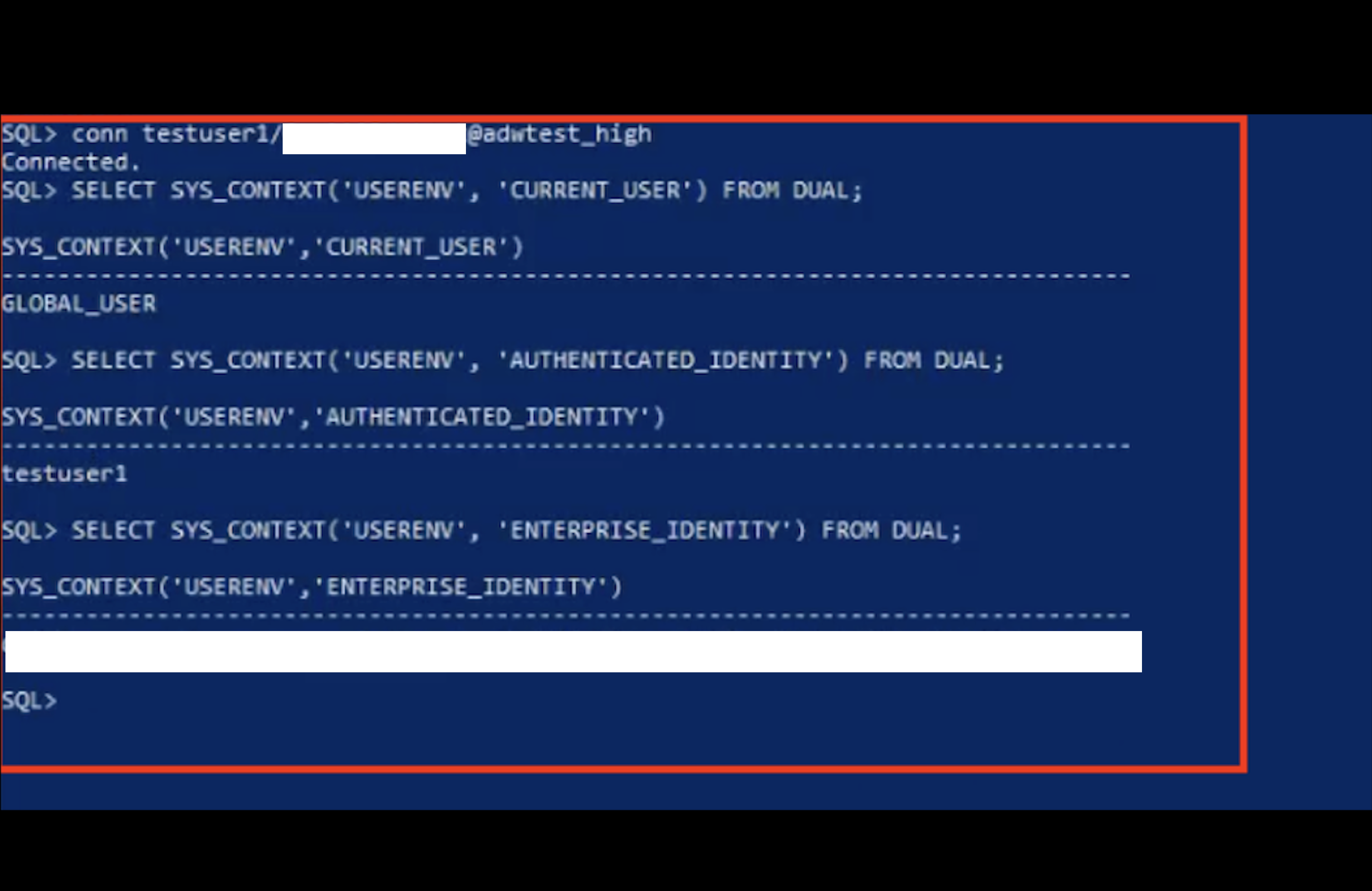 在 Oracle Autonomous Database 使用 Oracle Cloud Infrastructure Identity And Access Management 認證
