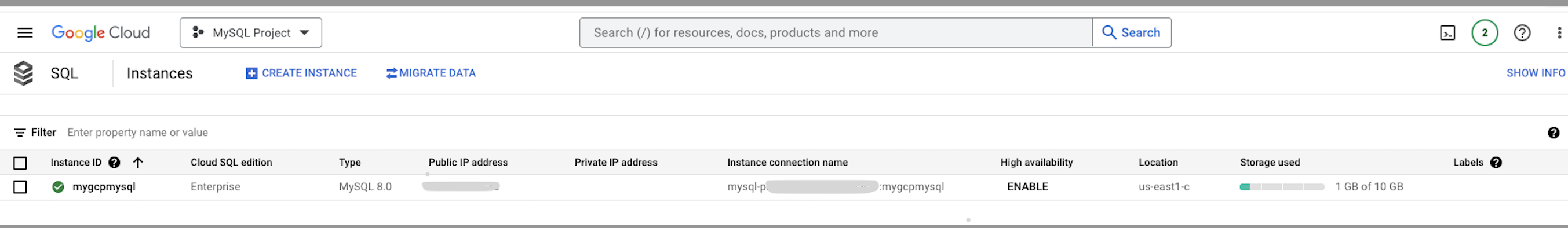 使用複製將 MySQL 的 Google Cloud Platform CloudSQL 移轉至 Oracle Cloud ...