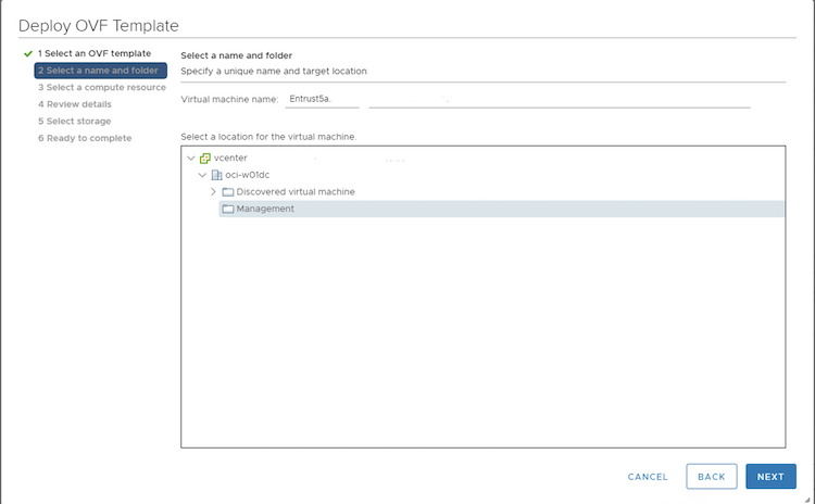 使用 Oracle Cloud VMware 解決方案設定 Entrust KeyControl 5.4