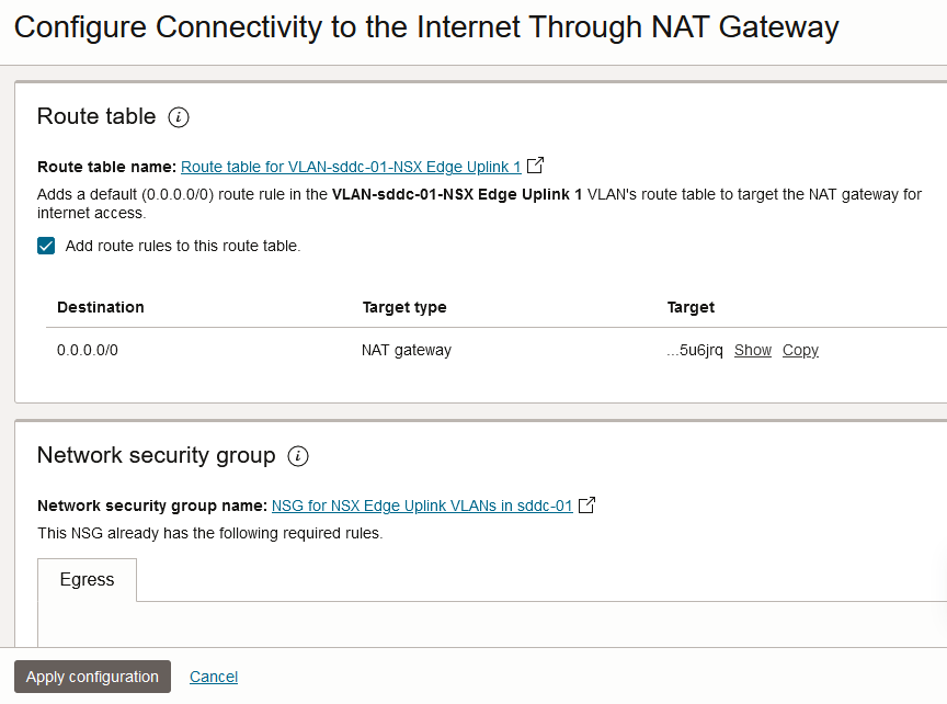 從 Oracle Cloud VMware Solution NSX-T Overlay Segment 啟用公用 URL 的 DNS 解析
