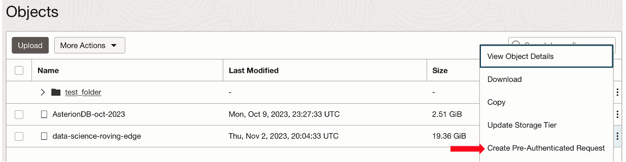 在 Oracle Roving Edge Infrastructure 和 Oracle Compute Cloud@Customer 上使用 ...